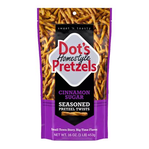 Dots Homestyle Pretzels Buffalo Seasoned Pretzel Twists 16 Oz Bag