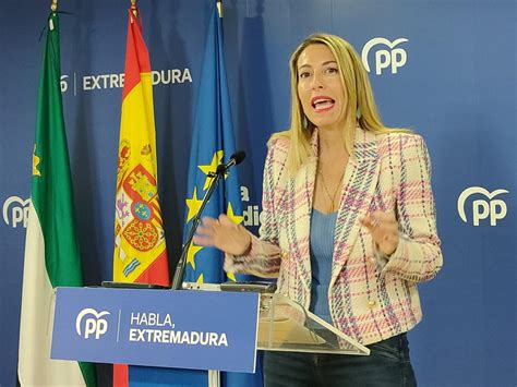 María Guardiola Pp No Facilitará Que Vara Presida Extremadura Tras