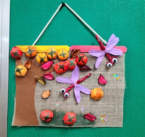 가을 감나무 잠자리 잠자리 잠자리 그림 창의적인 활동