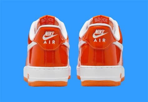 Nike Air Force 1 Low Patent Safety Orange Hv9405 800