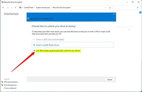Enable BitLocker Auto Unlock on Windows 11 - Geek Rewind