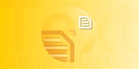 A Brief Introduction To Text Summarization