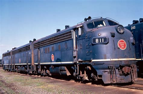Missouri Pacific Railroad Map Locomotives Logo History Great