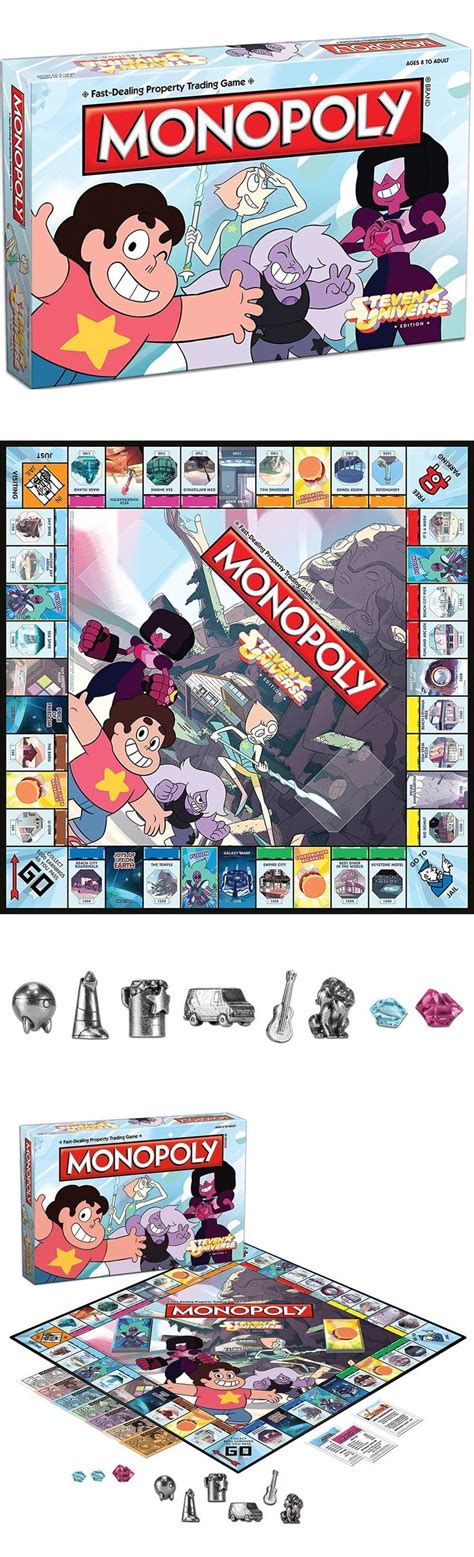 Usaopoly Monopoly Steven Universe Board Game Board Games Steven