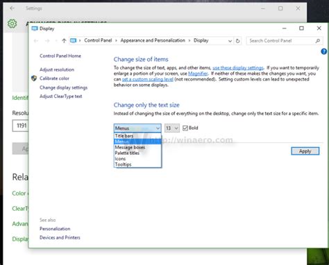 Make Fonts Bigger Without Changing The DPI In Windows