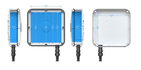 Qubox Medium An Aesthetic Antenna Design With Ip67 Enclosure