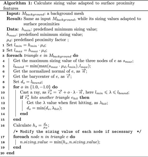 Automatic Unstructured Mesh Generation Approach For Simulation Of