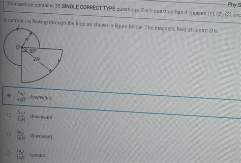 Answered Phy S This Section Contains 35 Single Correct Type Questions