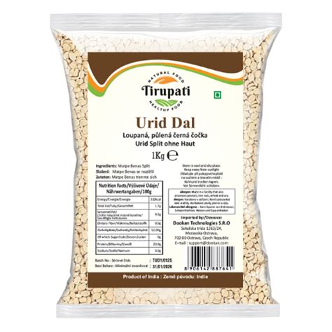 Tirupati Urad Dal Split Urid Dal Washed Without Skin 1kg Dookan
