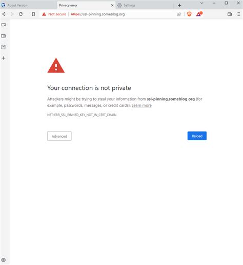 Cert Pinning Is Not Enforced On Desktop · Issue 24451 · Bravebrave
