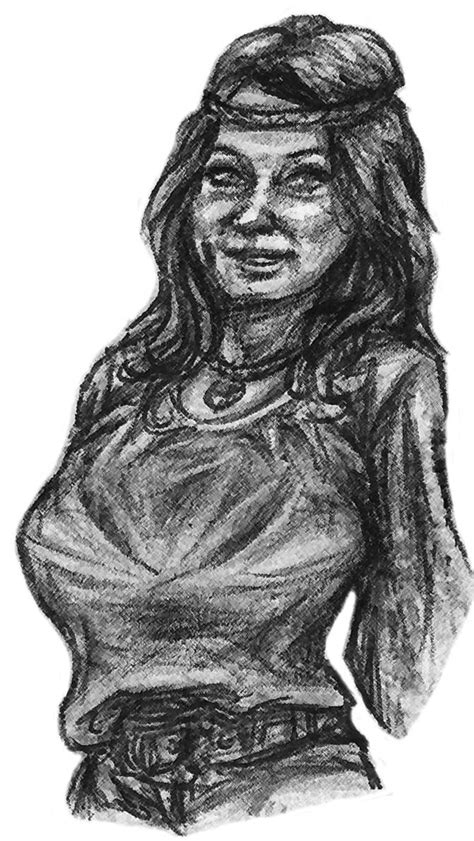 Roberta Pedon Vintage Venetian Hippie Portrait By Dreondei On Deviantart