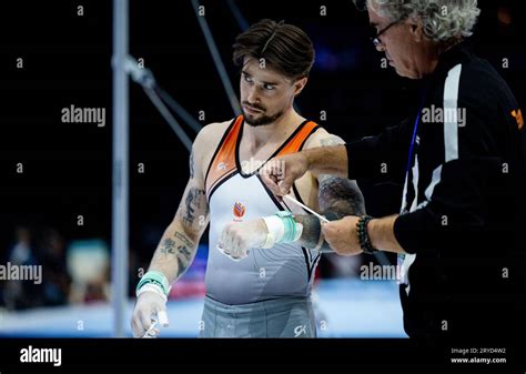Antwerp Casimir Schmidt And Coach Dirk Van Meldert In Action During The Qualifications For The