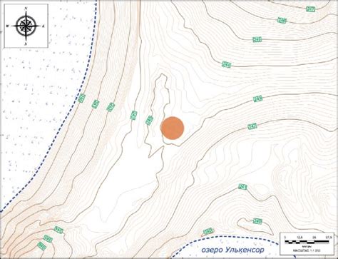 Topography Of The Site Download Scientific Diagram