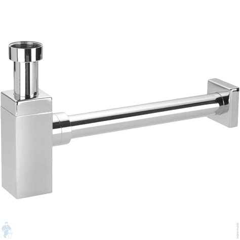 Сифон прямоугольный латунный McAlpine (1 1/4"х32мм) отвод D32мм ...