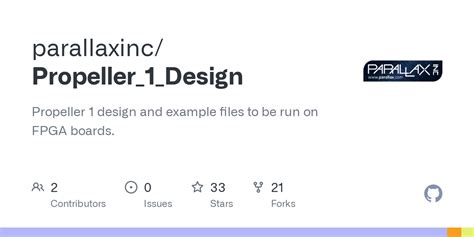 Github Parallaxincpropeller1design Propeller 1 Design And Example