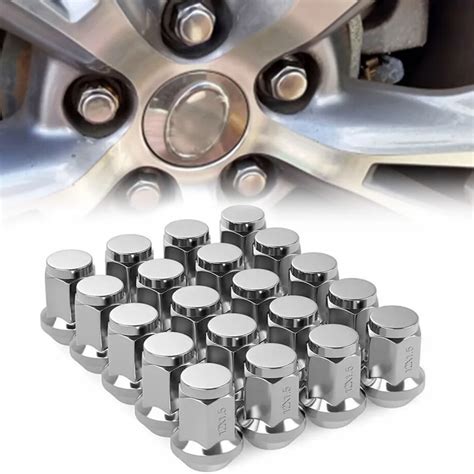 Tuercas De Rueda De Carreras De 20 Piezas Tuercas De Acero Universales