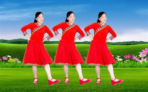 民歌广场舞《火火的黄土坡》动感欢快，零基础36步 会飞的燕子owo 默认收藏夹 哔哩哔哩视频