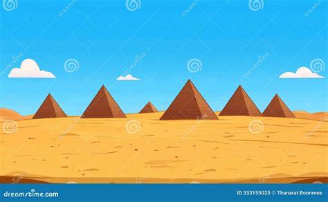 Stunning D Parallax Background Of Ancient Landmarks In A Vast Desert Perfect For Immersive Game