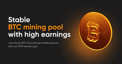 best bitcoin mining pool on hiveon secure and profitable btc mining