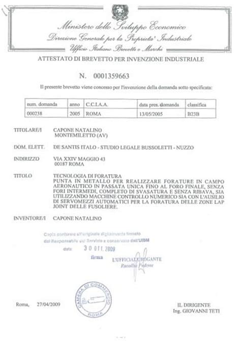 Patents And Certifications Htt High Tech Tools