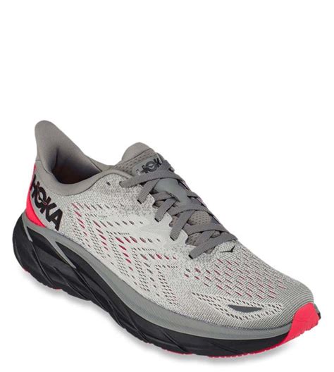 Buy Hoka Clifton 8 Grey Running Shoes for Women Online @ Tata CLiQ Luxury