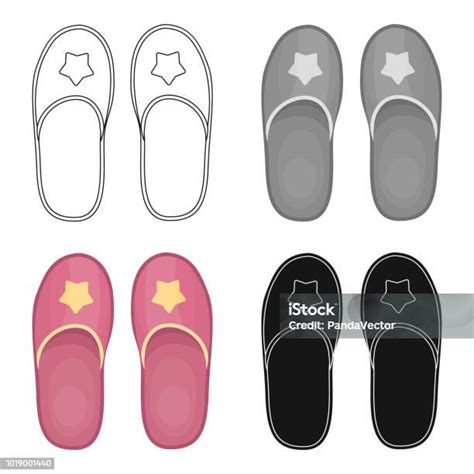 흰색 배경에 고립 된 만화 스타일에서 슬리퍼 아이콘 수 면과 휴식 기호 스톡 벡터 일러스트 레이 션 웹 0명에 대한 스톡 벡터 아트 및 기타 이미지 Istock