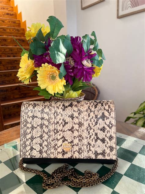 Mcm Python Sling Bag Luxury Bags Wallets On Carousell