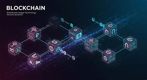 Blockchain Technology A Visual Representation Of Decentralized Ledger