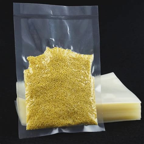 일반 포켓 10x15cm 투명 플라스틱 진공 백 100 개 식품 신선한 보관 진공 포장 백 Nus 쇠고기 돼지 고기 패키지vaccum Bagstorage