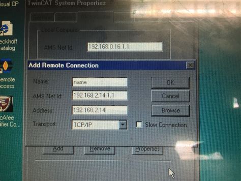 Adding A Route In The Beckhoff PLC