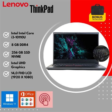 Promo Laptop Lenovo Thinkpad Core I5 Ram 8gb Ssd 256gb Mulus