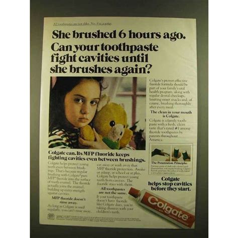 Colgate Toothpaste Magazine Advertisement