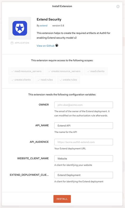 Github Goextend Extend Security Auth0 Extension