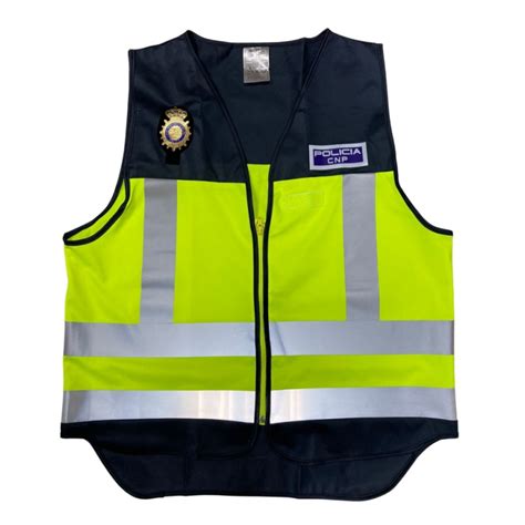 Chaleco Oficial De Alta Visibilidad Para PolicÍa Nacional