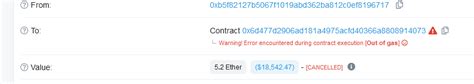 Transactions Error Encountered During Contract Execution Out Of Gas Ethereum Stack Exchange