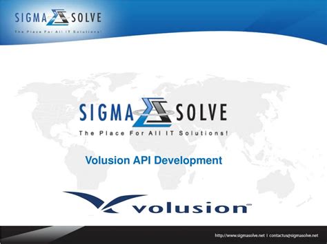 Ppt Volusion Api Development Volusion Api Integration Volusi