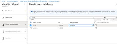 deploying sql to azure migration project with azure db migration service