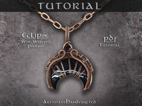 Eclipse Wire Wrap Tutorial By Artsvillehandcrafted On Deviantart