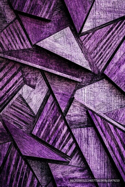 Ai创作图紫水晶立体感背景 涂鸦风格立体背景 紫色装饰金属片 不规则几何背景墙 几何肌理画 抽象立体背景墙 几何墙艺术 抽象艺术地板木材板材