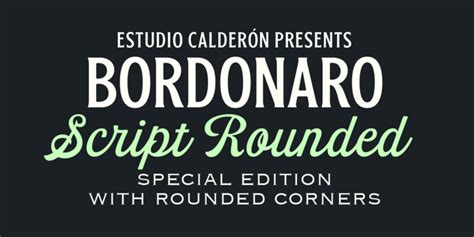 Bordonaro Script Rounded Webfont And Desktop Font Myfonts Round