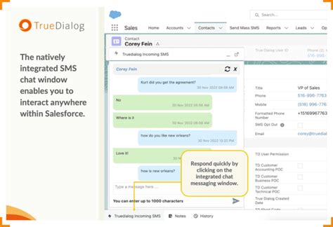 Salesforce Sms Texting Integration