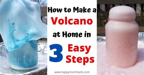 How To Make A Volcano At Home In 3 Easy Steps Happy Mom Hacks