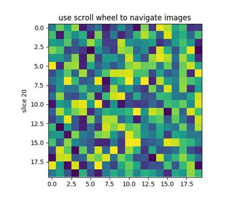 Pylabexamples Example Code Imageslicesviewerpy — Matplotlib 202