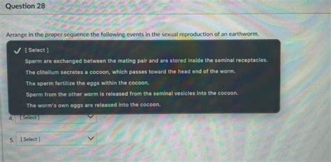 Solved Arrange In The Proper Sequence The Following Events Chegg Com