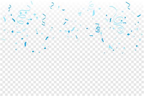 투명한 배경에 파란색 색종이와 리본 축하합니다 배너 축하 행사 생일 아르헨티나 국기 색상 개념입니다 벡터 일러스트 레이 션 기념일에 대한 스톡 벡터 아트 및 기타 이미지