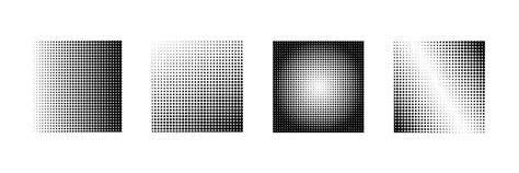 Collection Halftone Effect Pattern Element Vector Template Vector Art At Vecteezy