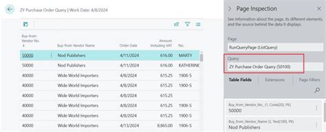 Yun Zhu On Linkedin Dynamics 365 Business Central How To Use A Query