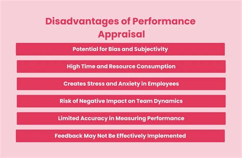 Advantages And Disadvantages Of Performance Appraisal