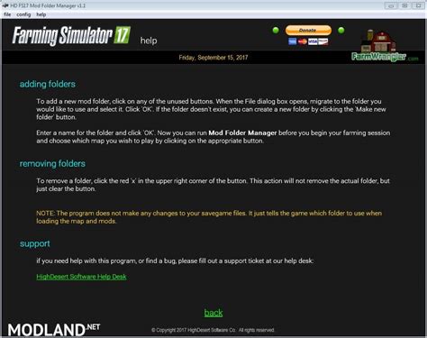 FS17 Mod Folder Manager V 1 1 FS 17