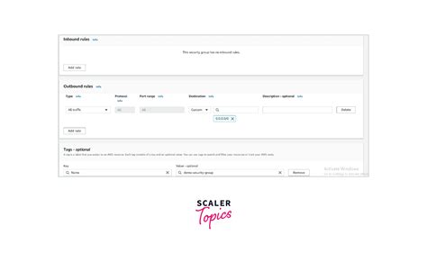 security groups in aws scaler topics